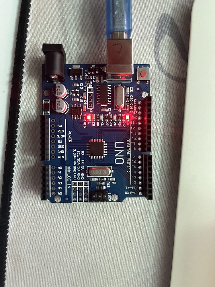 Ich bekomme mit dem typischen Fake China Board immer beim Upload diesen ...