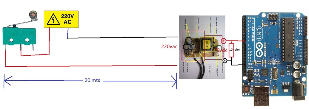 220v ac input con transformador de (220vac a 5vdc) - Hardware - Arduino Forum