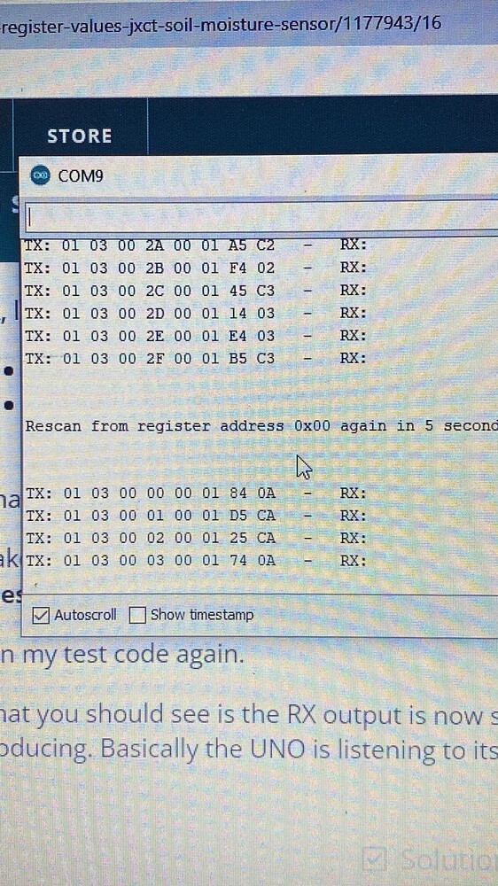 How to see 7 in 1 soil sensor register values (JXCT Soil Moisture Sensor) - Sensors - Arduino Forum