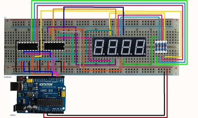 ICStation UNO Development Board-74HC595 digital LED Display - Home ... ICStation UNO Development Board-74HC595 digital LED Display - Home ...