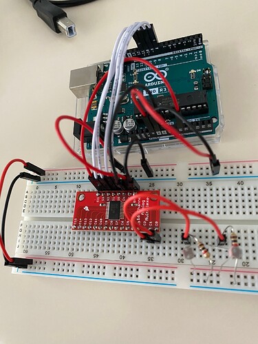 Why my Photoresistor values do not change when I light the sensor ...