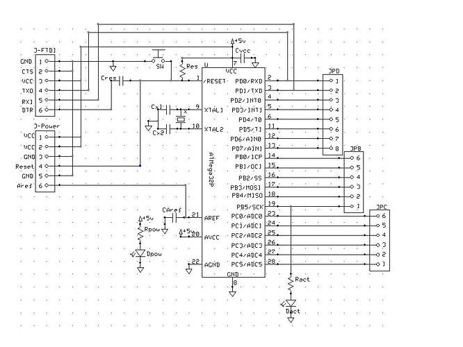 Atmega 328p Pcb Breakout Design Or Is There One Out There General Guidance Arduino Forum