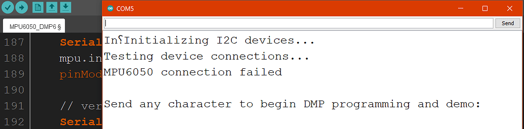 My MPU 6050 is not connecting - Sensors - Arduino Forum
