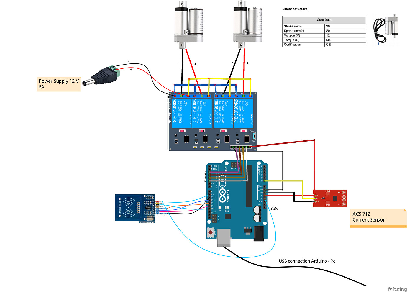 Linear Actuator and Rfid issue - Programming - Arduino Forum