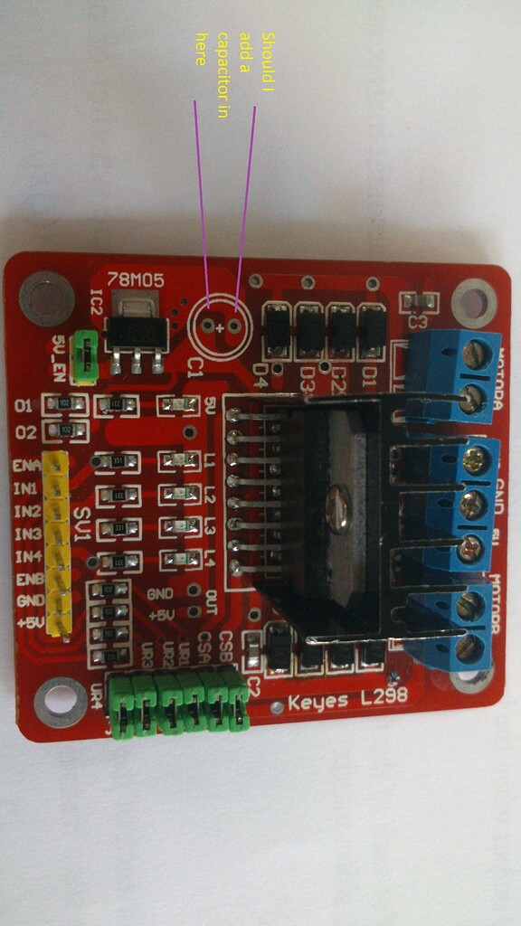 keyes L298 - Motors, Mechanics, Power and CNC - Arduino Forum
