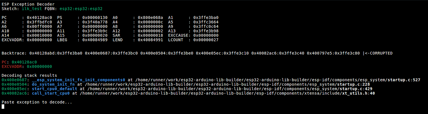 Guru meditation error - Programming - Arduino Forum Guru meditation error - Programming - Arduino Forum