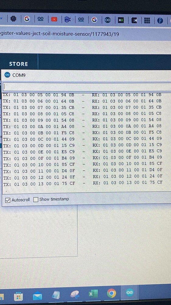 How to see 7 in 1 soil sensor register values (JXCT Soil Moisture Sensor) - Sensors - Arduino Forum
