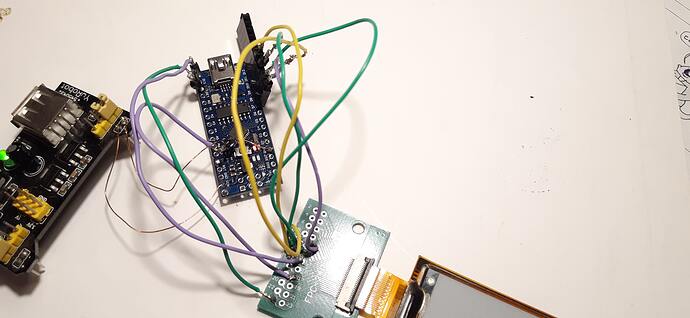 2.13 inch flexible E-ink display not working - Displays - Arduino Forum