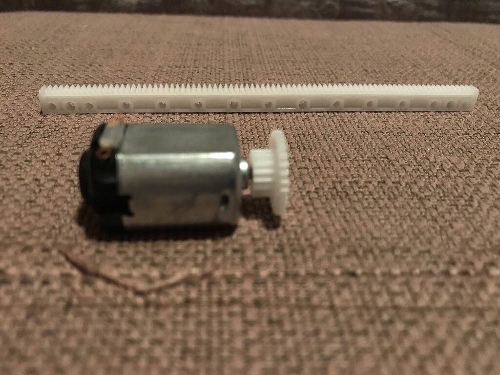 Connecting motor & gear to teethed stick - General Guidance - Arduino Forum
