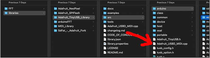 Not finding "Adafruit_USBD_MIDI.h" at all - Programming - Arduino Forum