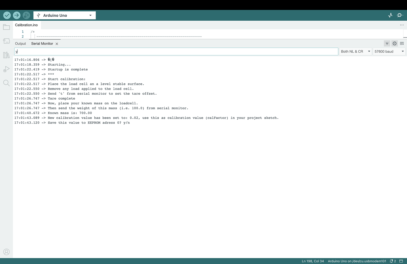 Load cell 20kg + HX711_ADC - Programming - Arduino Forum