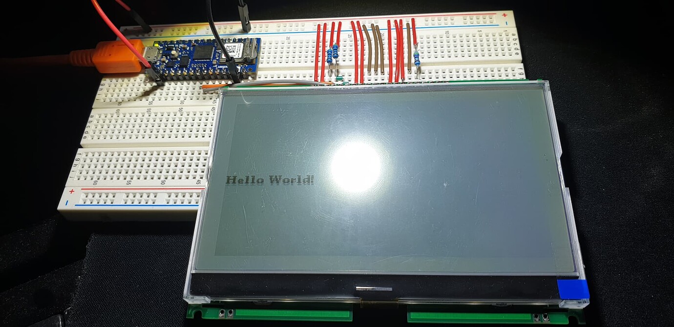 Sunlight readable graphical display for ESP32 recommendations ...
