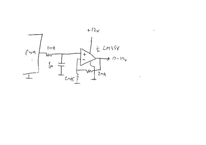 Using PWM to create 0-10V with operational amplifier. - General Electronics - Arduino Forum