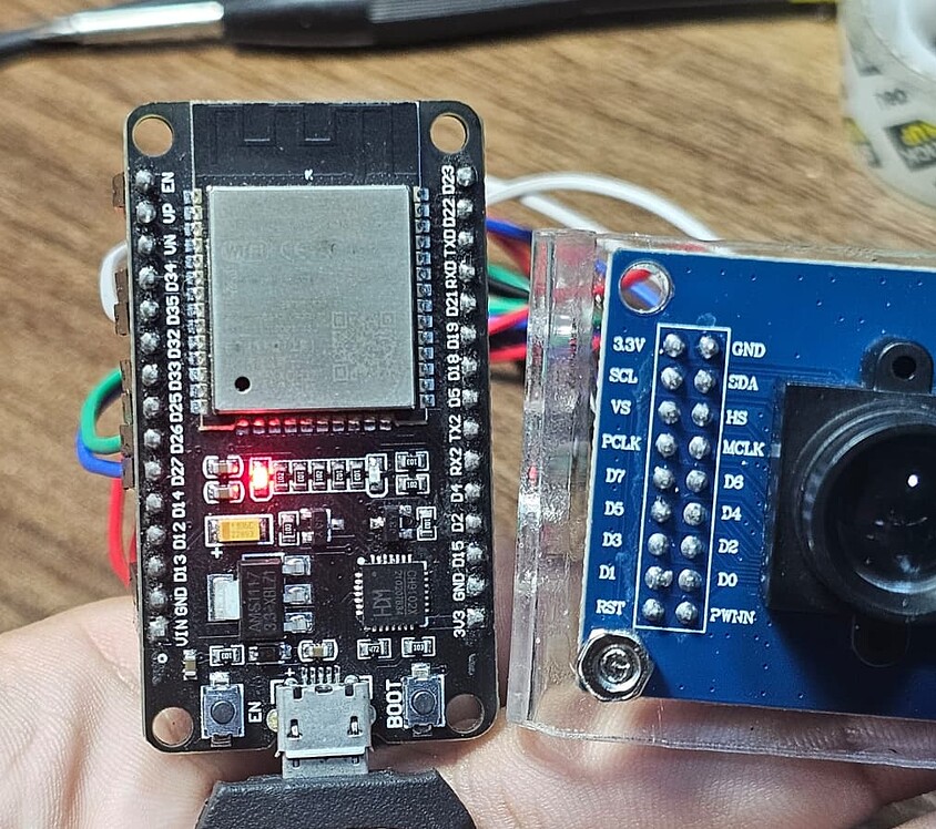 (esp32- cam with module ov7670) Camera probe failed with error - General Guidance - Arduino Forum