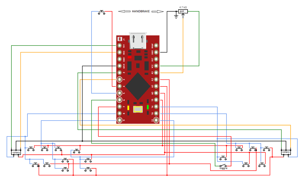 Issues merging sketches together (Pro Micro - Button Box and Analog E-Brake) - Programming ...