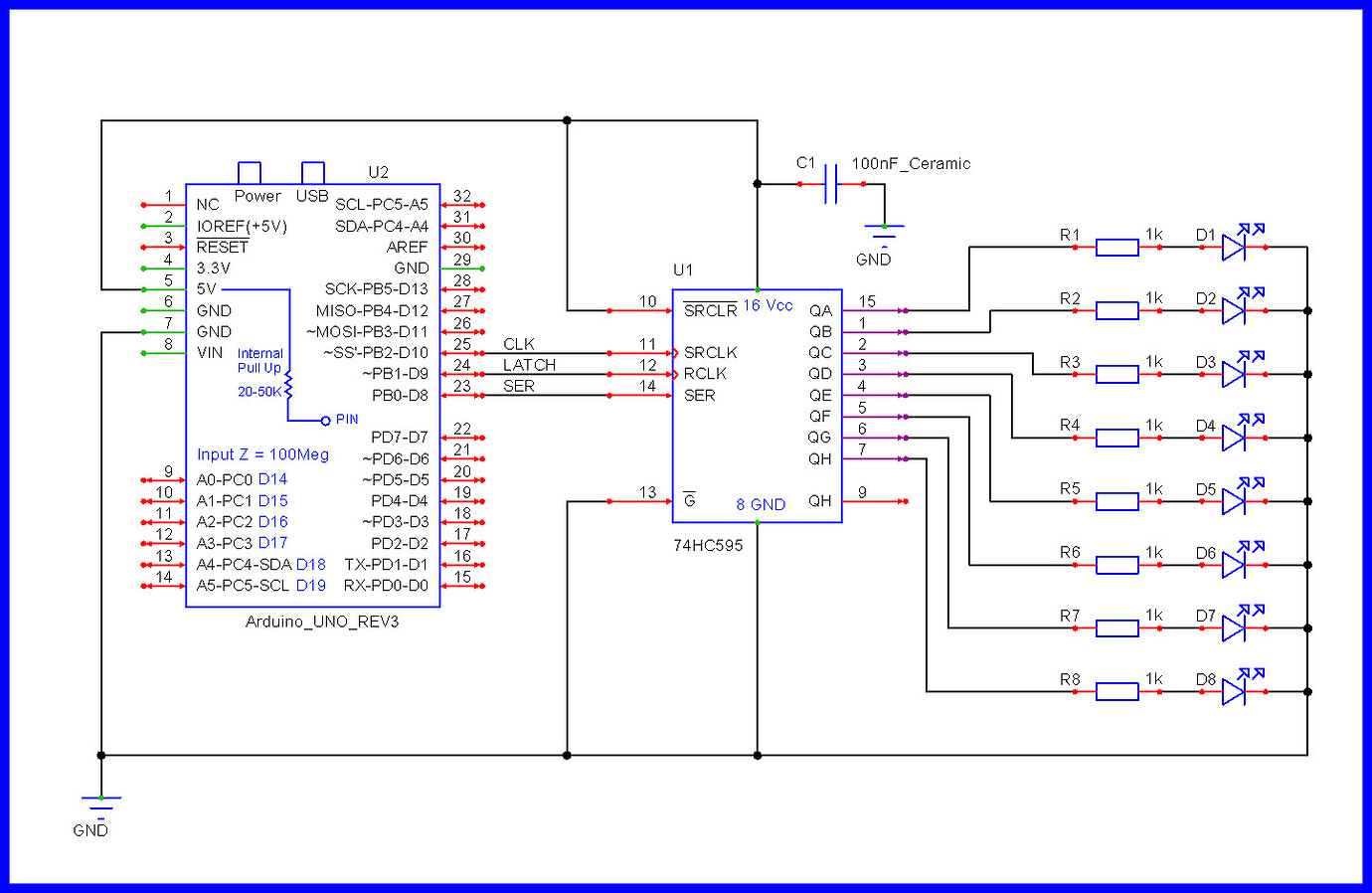 [Solved] 74HC595N all outputs high no matter what I do - LEDs and Multiplexing - Arduino Forum