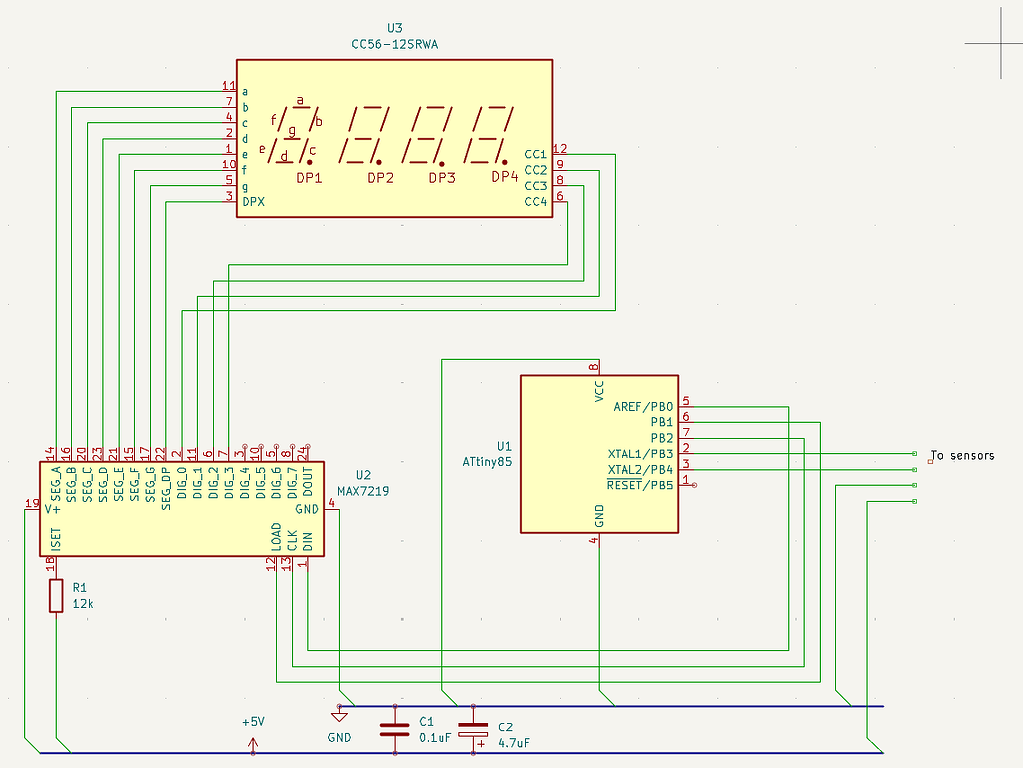 Attiny85 + speed sensor + 7seg display = HEADACHE - General Electronics ...