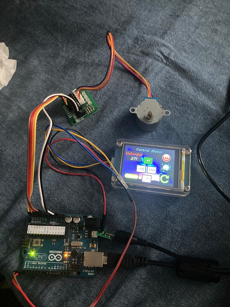 Control de Stepper con arduino y Nextion - Proyectos - Arduino Forum