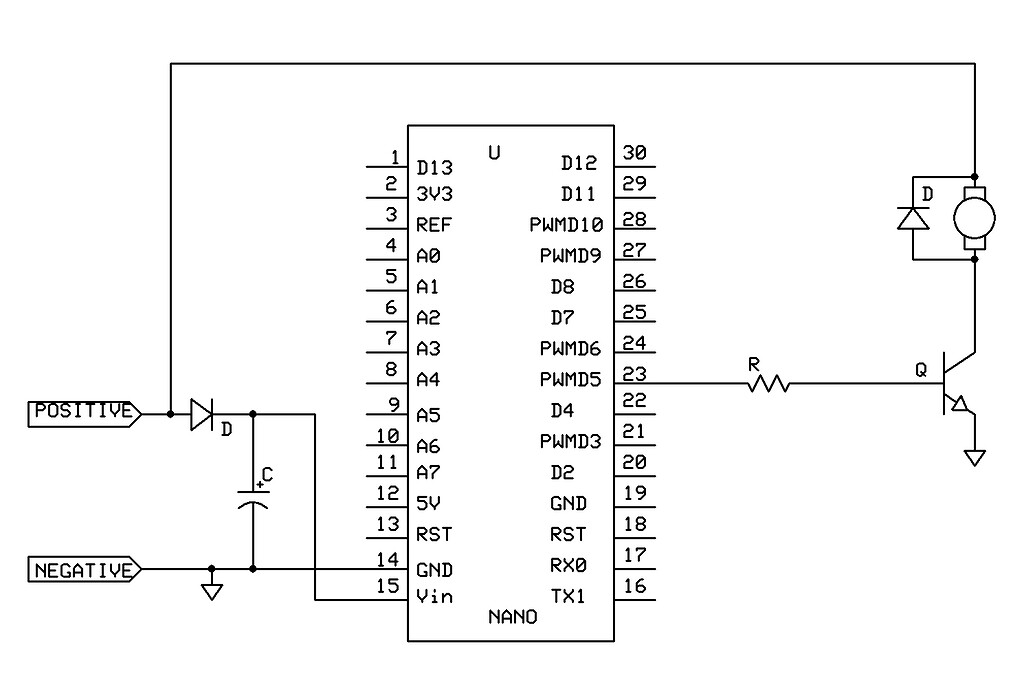 Voltage drop/hogging with capacitor - General Electronics - Arduino Forum