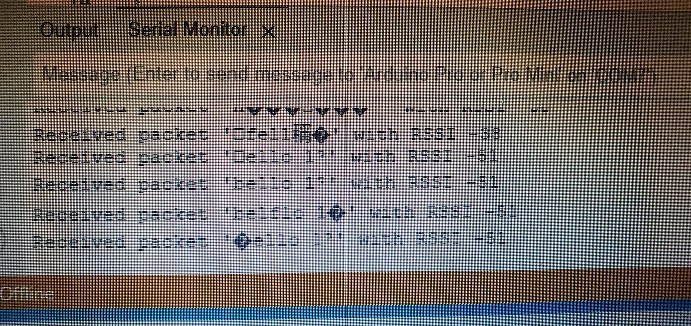 Lora module receiving incomplete message/random characters or nothing - Networking, Protocols ...