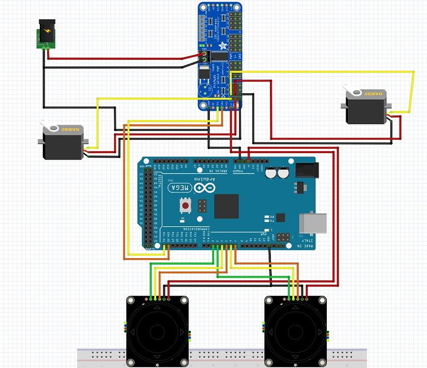 Controlling servos via rotary encoders - Motors, Mechanics, Power and ...
