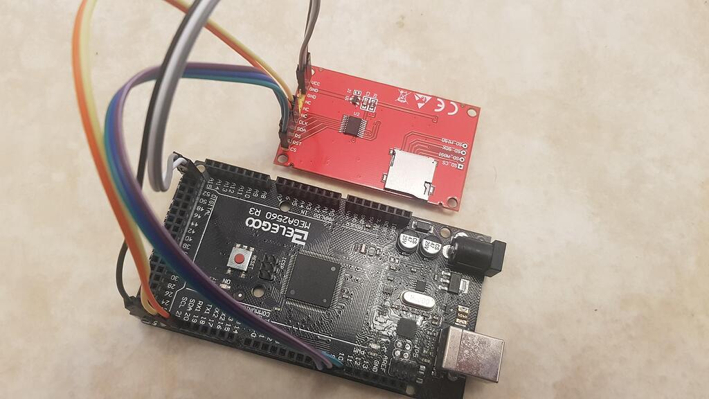 I2C TFT Display problems - Displays - Arduino Forum