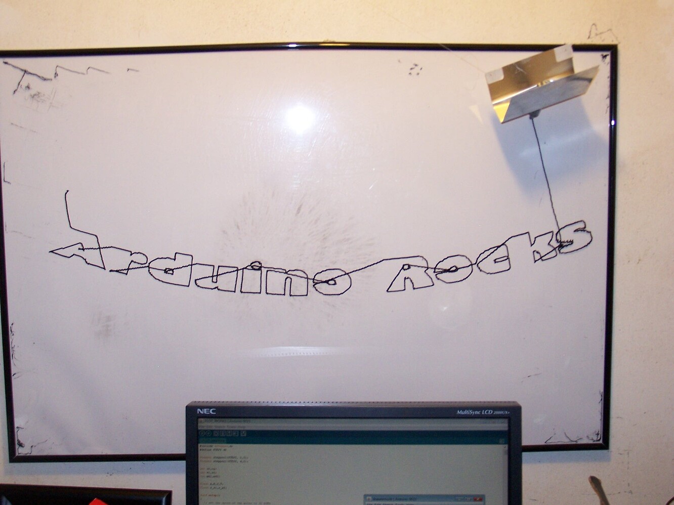 Tinkerdays 2012 | prototyping a wall plotter - Showcase - Arduino Forum