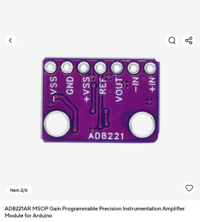 Understanding an instrumentation amplifier (AD8221AR) - Sensors ...