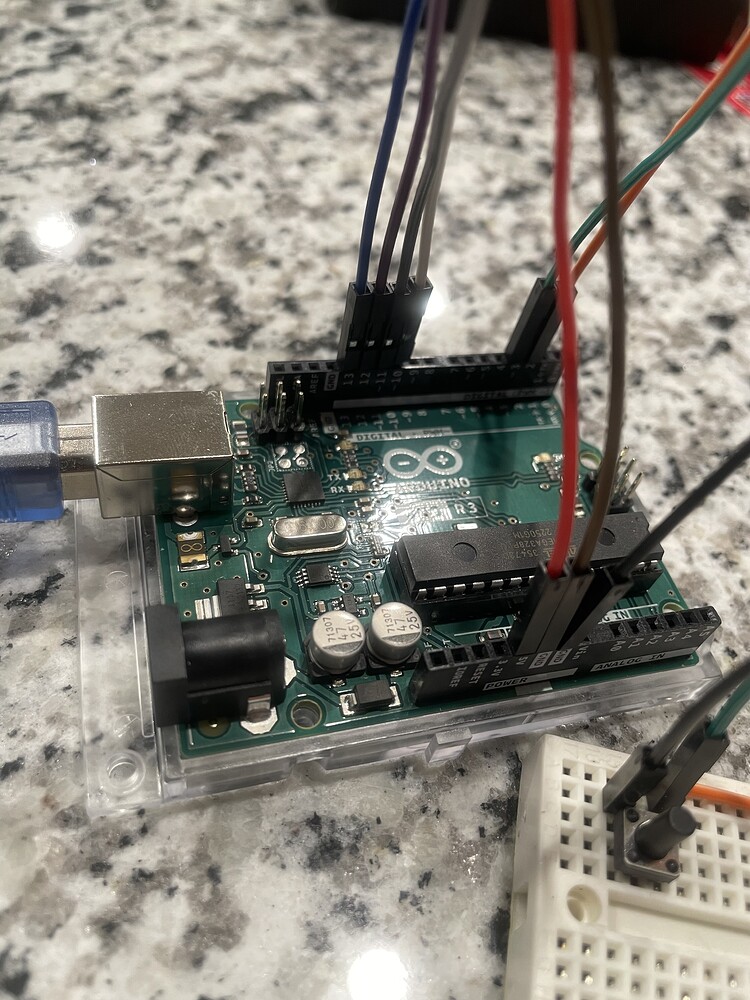 Push button to stepper motor - Programming - Arduino Forum