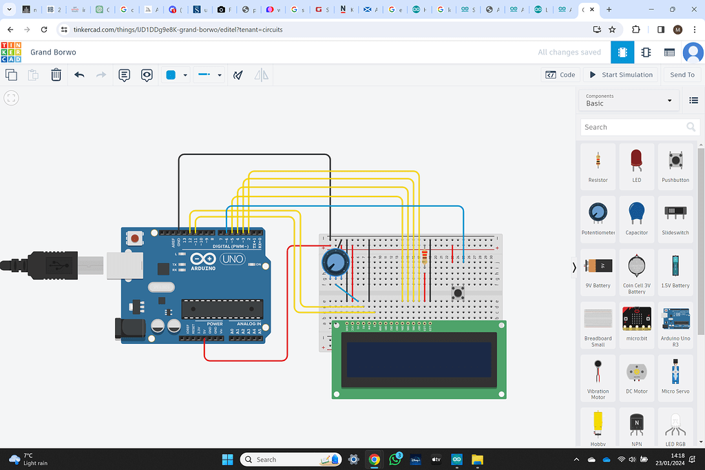 How To Get An Lcd Screen To Print Different Things Depending On How