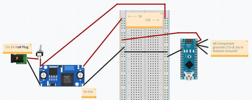 Question about GND & Capacitors for multi voltage project - General ...