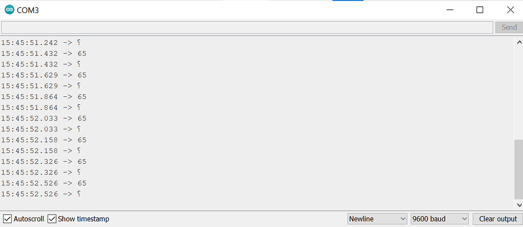 Why Do The Serial Monitor Doesnt Receive Alphabet But I Receive Numbers Instead Programming