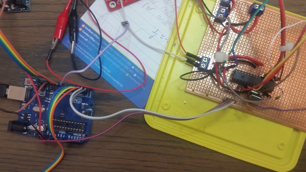 Problem with serial communication from ATmega328p on vero board to uno R3 board - General ...