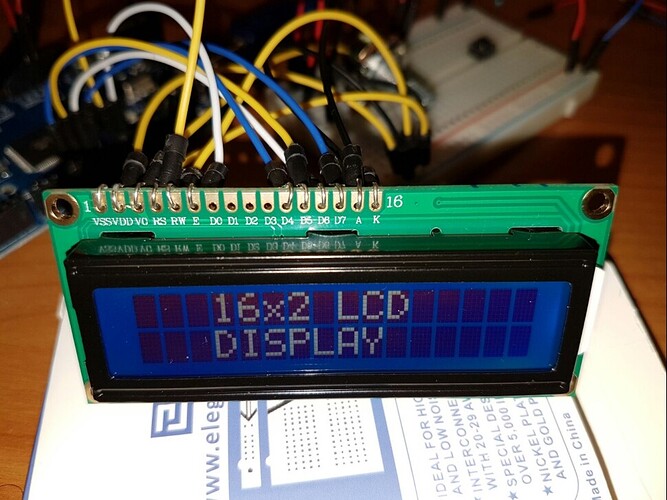 lcd 16x2 shows only background light - Displays - Arduino Forum