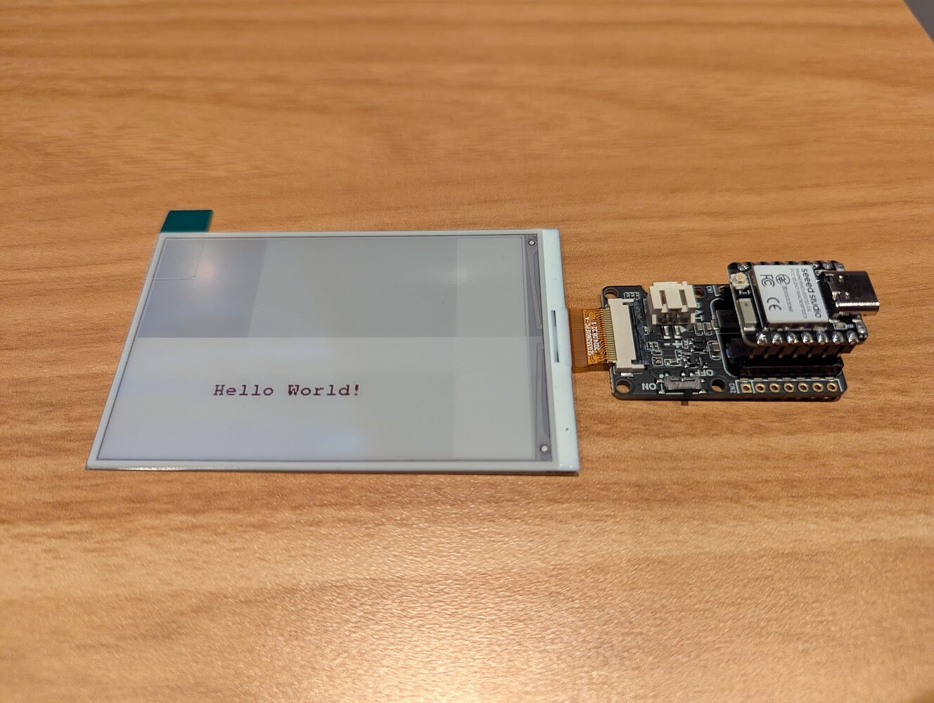XIAO and WaveShare 3.52 Inch E-Paper - Displays - Arduino Forum