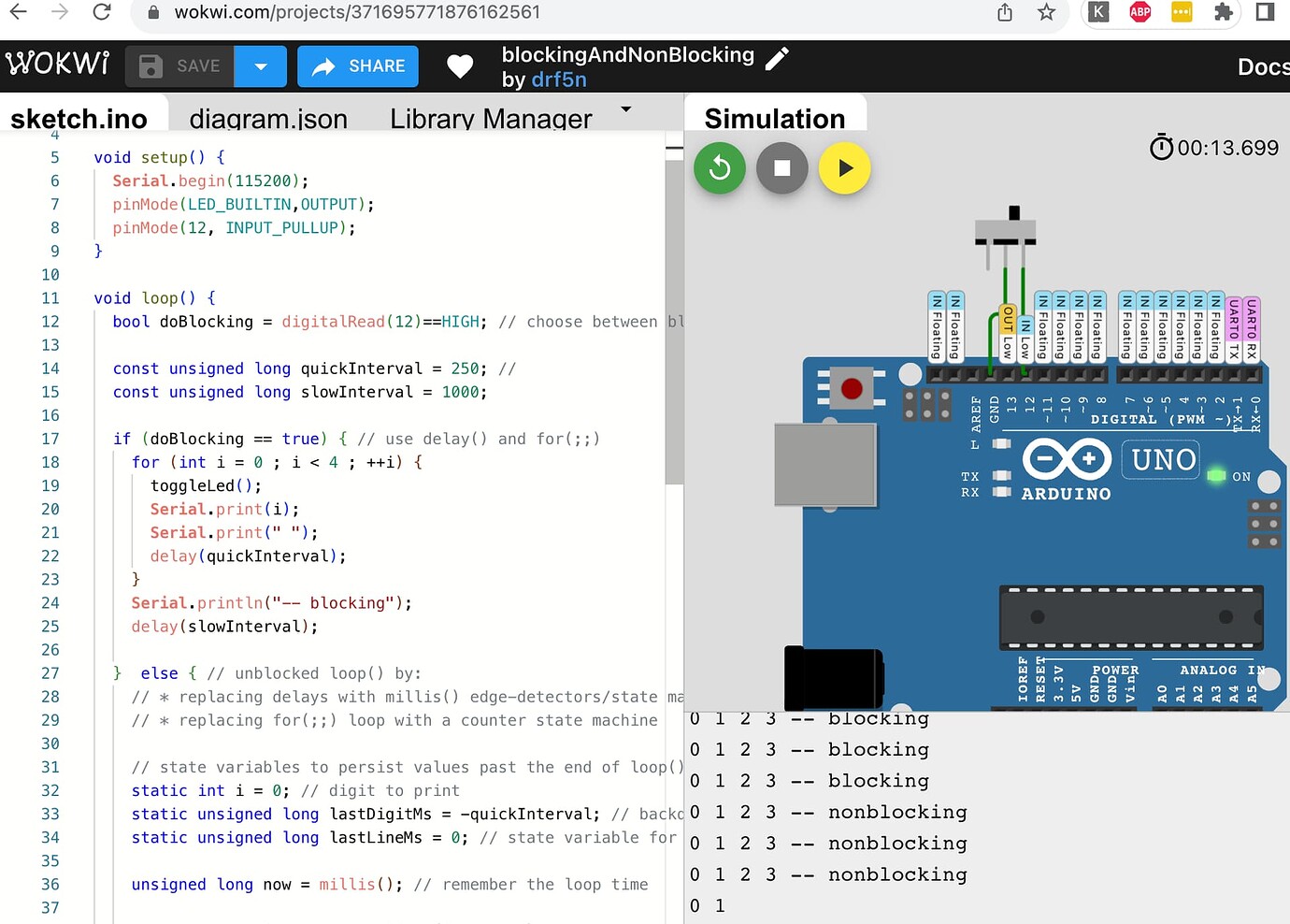 For loop w/o delay - Page 2 - Programming - Arduino Forum