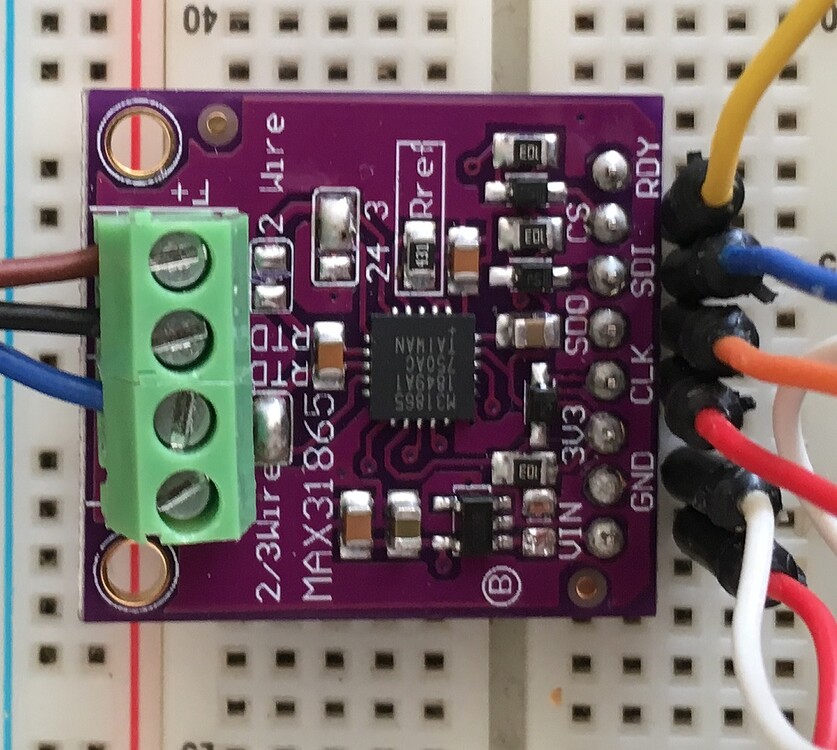 max31865 + PT100 - Sensors - Arduino Forum
