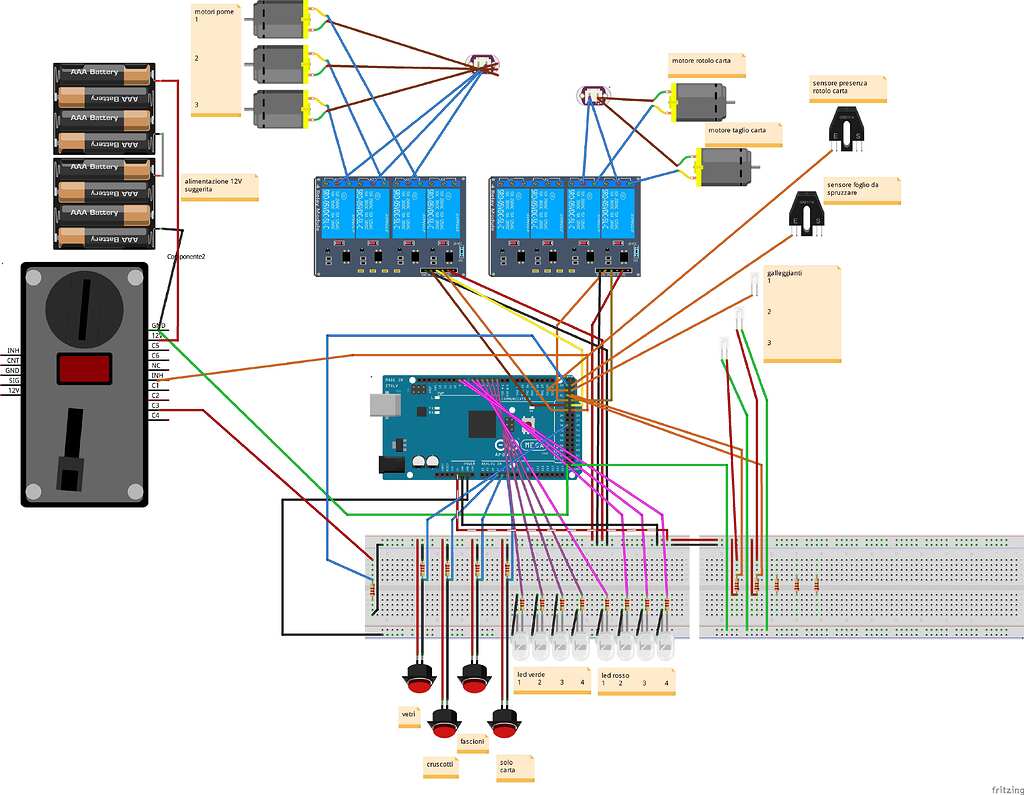 DISTRIBUTORE CARTA UMIDIFICATA - Software - Arduino Forum