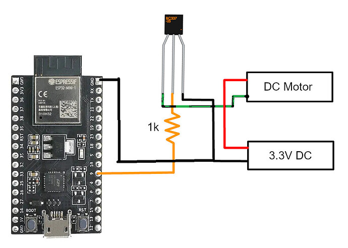 DC Motor Transitor Control with ESP32? - Motors, Mechanics, Power and CNC - Arduino Forum