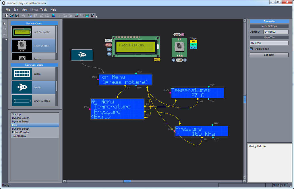 Visual Framework Rapid Development Pre Alpha Available Libraries