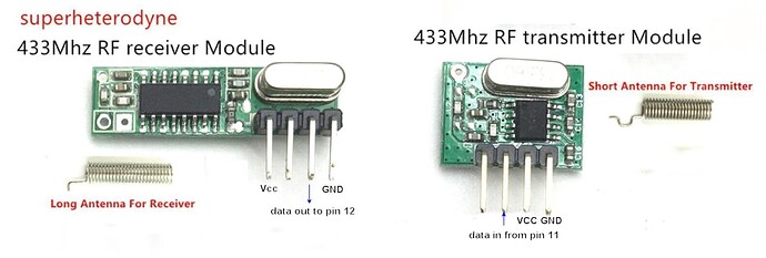 433 MHz communication not working (virtualwire) - General Guidance - Arduino Forum