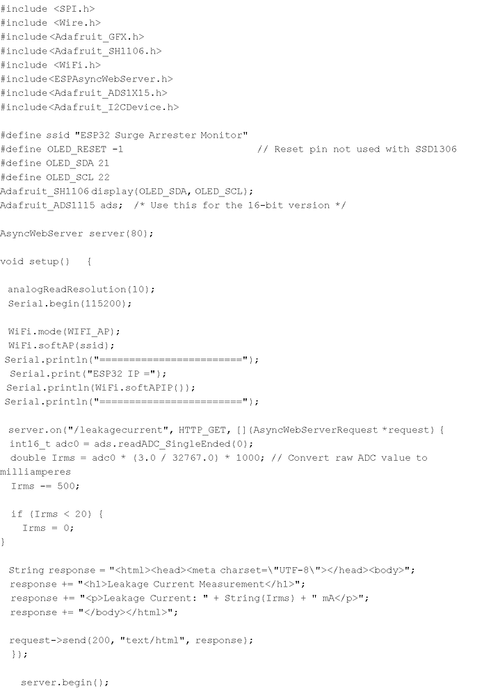 I want to design and create leakage current measure for Surge Arrester ...