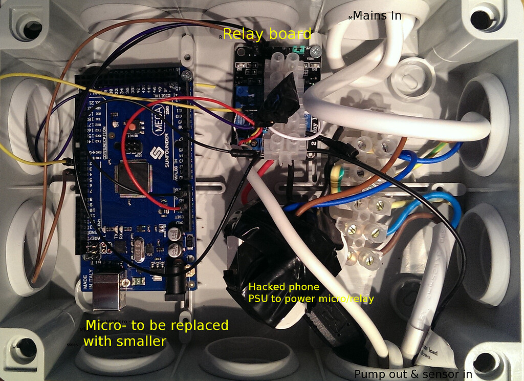 Newbie - semi-intelligent flood pump controller - Showcase - Arduino Forum