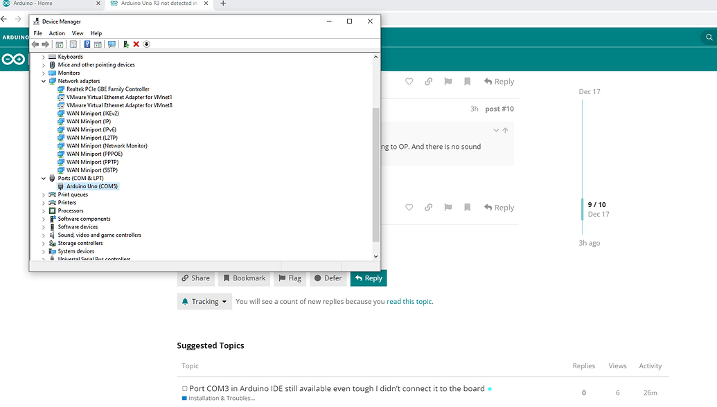 Arduino Uno R3 Not Detected In Device Manager Ide 1x Arduino Forum 4642