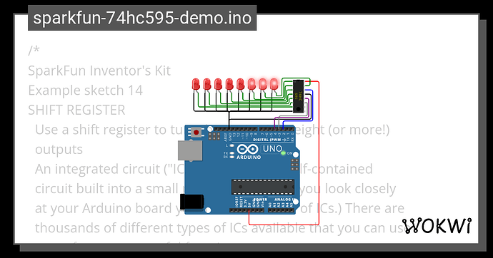 Using arduino and Shift Register (74HC595) for Braille project - General Guidance - Arduino Forum