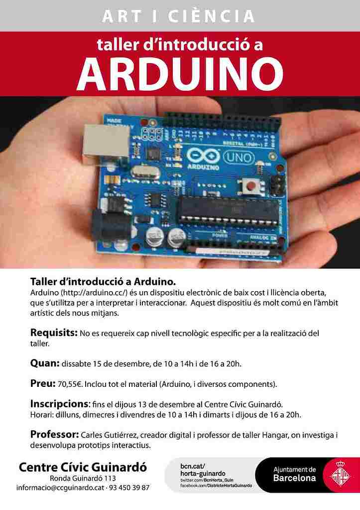 Taller de Introducción a Arduino - Barcelona- 15 diciembre - Talleres ...