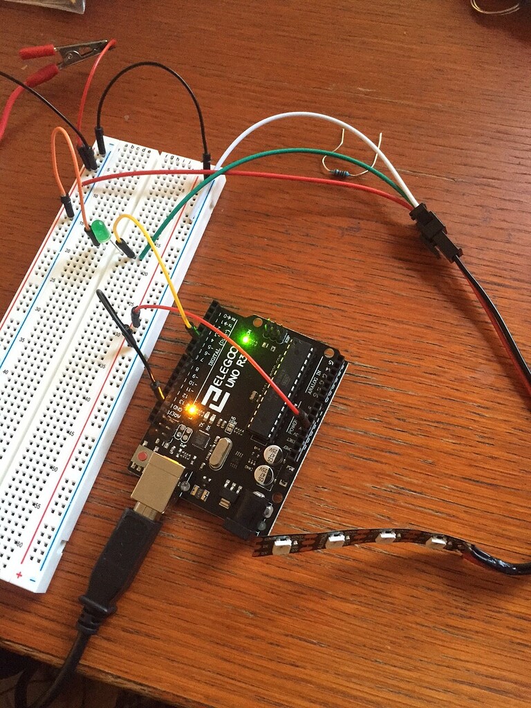 Can't see to get ws2812 LED strip working - LEDs and Multiplexing - Arduino Forum