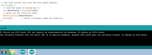 Tengo un problema con arduino uno r3, no me deja cargarle nada ...