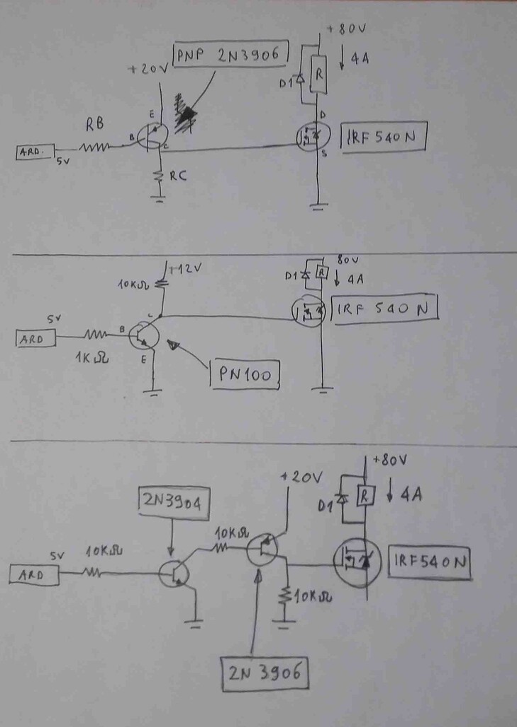 best interface between arduino and mosfet IRF540n - Hardware - Arduino Forum