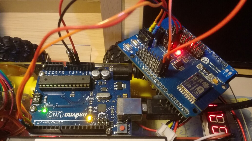 ESP 13 wifi shield with DOIT firmware issue - Networking, Protocols, and Devices - Arduino Forum